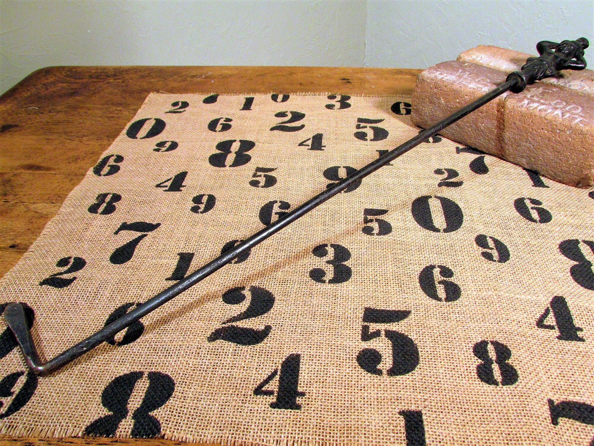 Antique Fireplace Poker, Vintage Iron Fire Poker With Figural Handle - Etsy