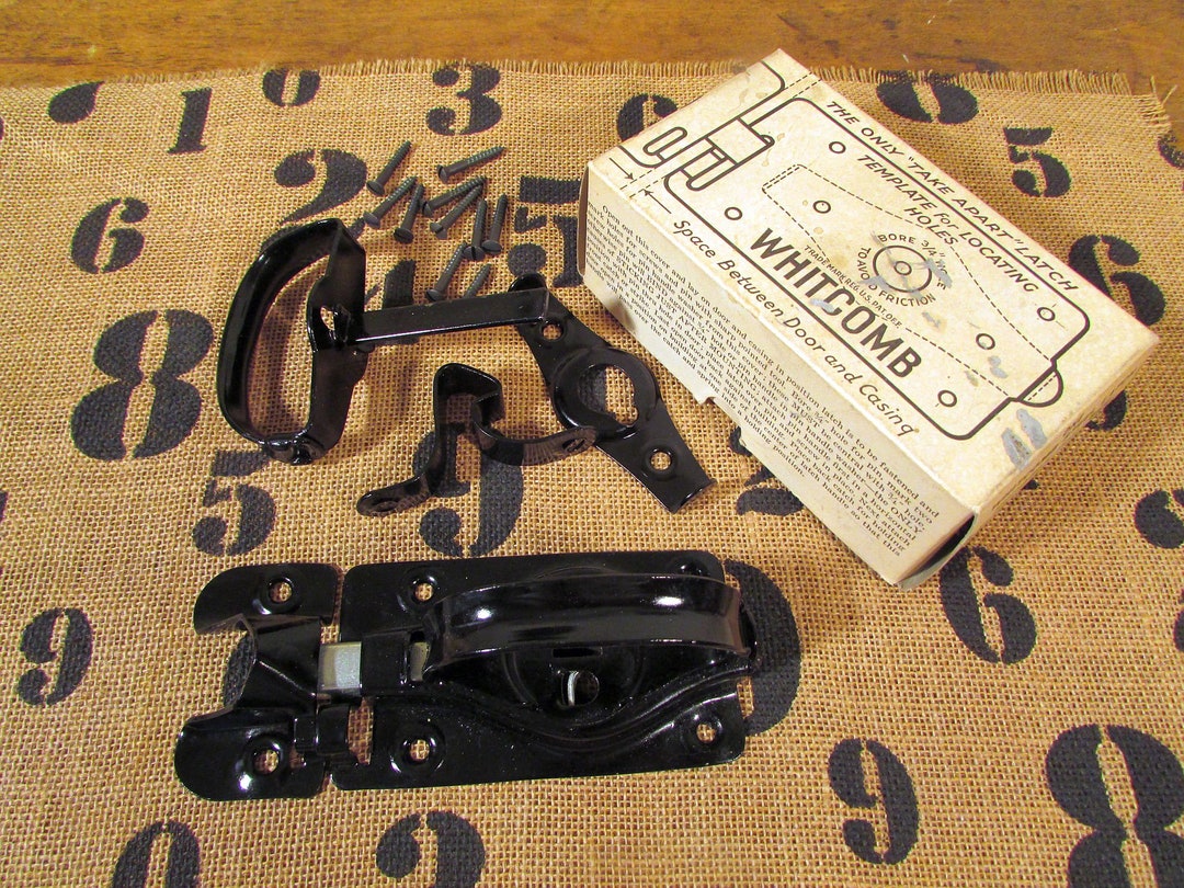 Vintage Steel Barn Door Latch, Whitcomb Door Latch - Etsy