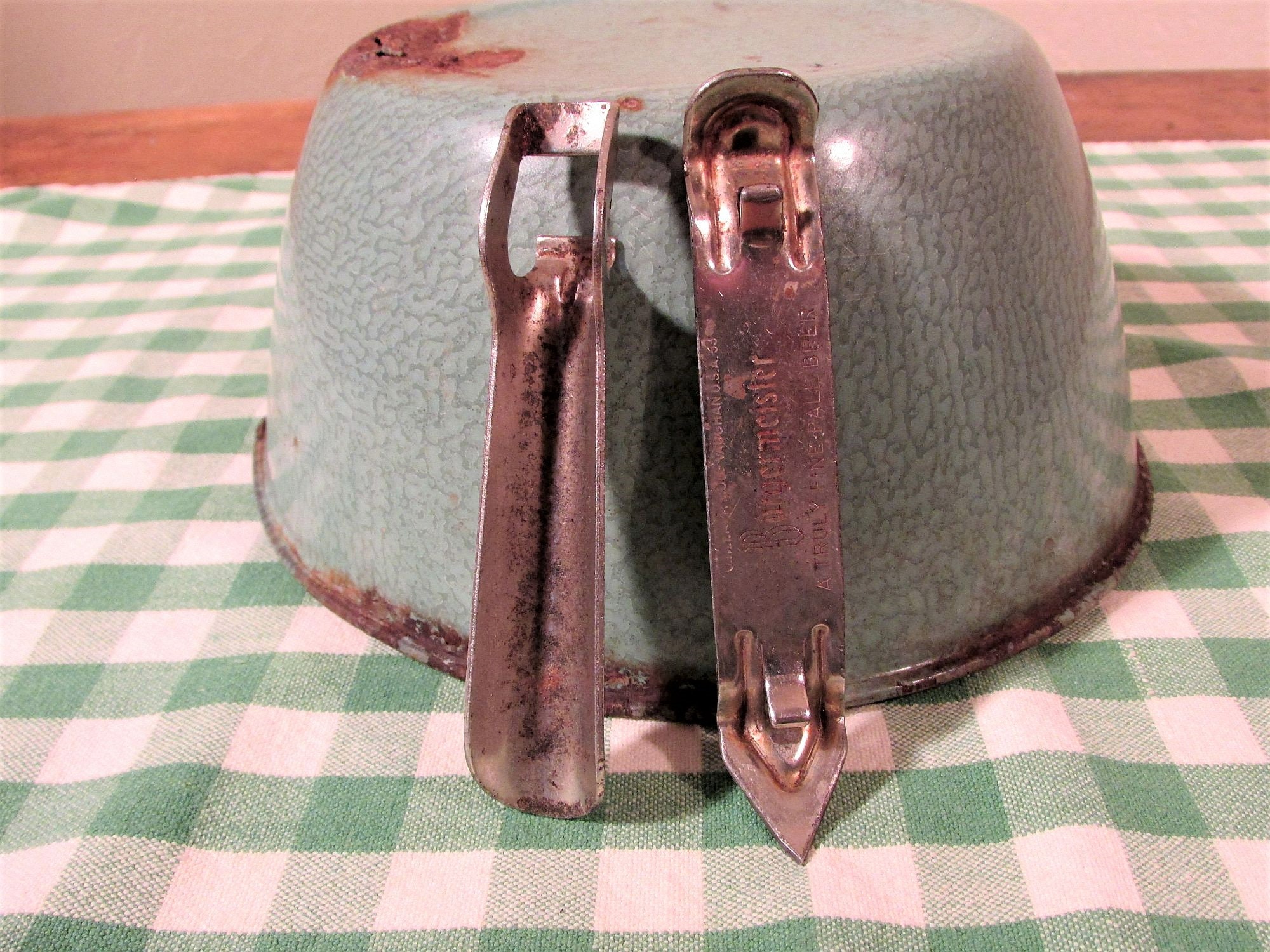 Two Vintage Can Openers, Burgermeister Beer Can Opener, Milanis Paint ...