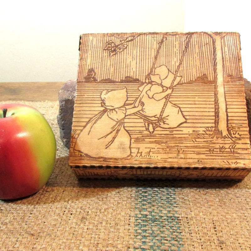 Pyrography Box - Etsy