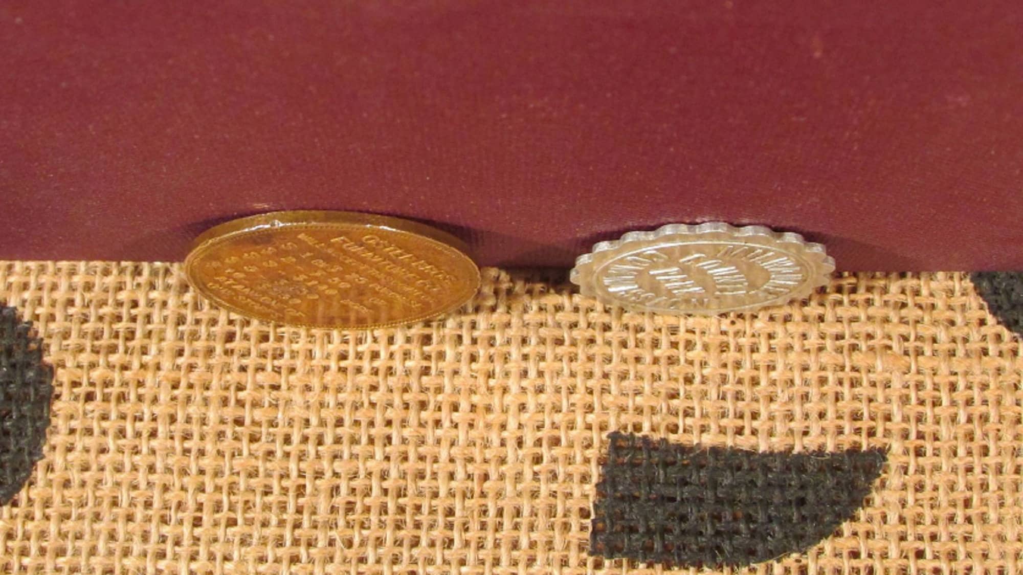 Old Trade Tokens Two Vintage Collectible Tokens | Etsy