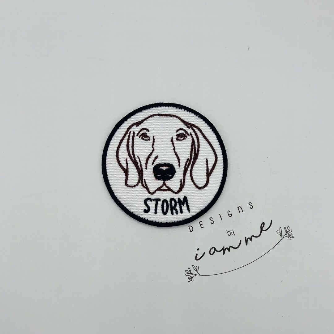 Pet Personalized Custom Embroidered Patch Pet Breed Patch With Name Dog ...