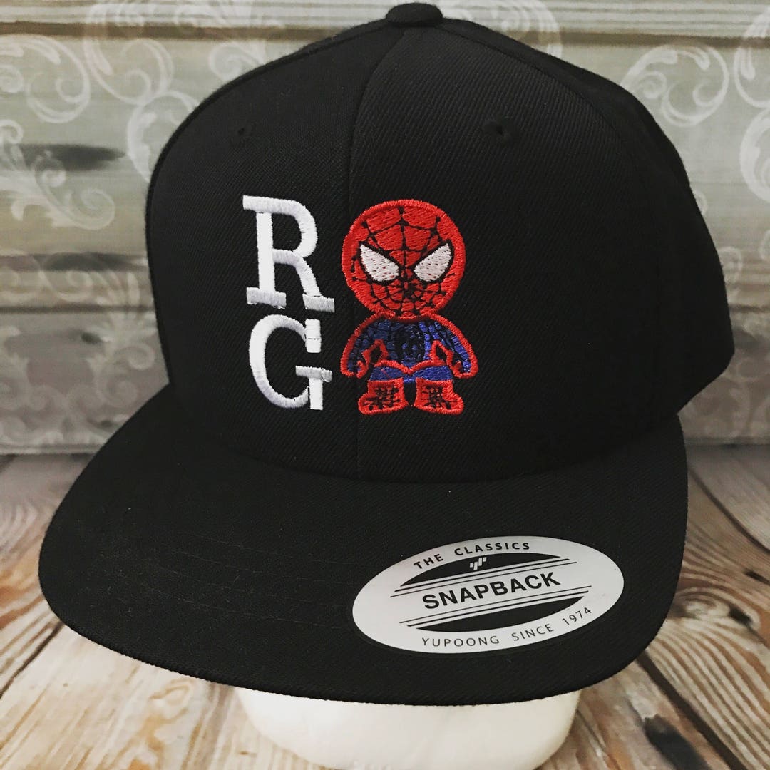 Personalized Spider Man Hat for Youth Spider Man Hat Monogram Hat - Etsy
