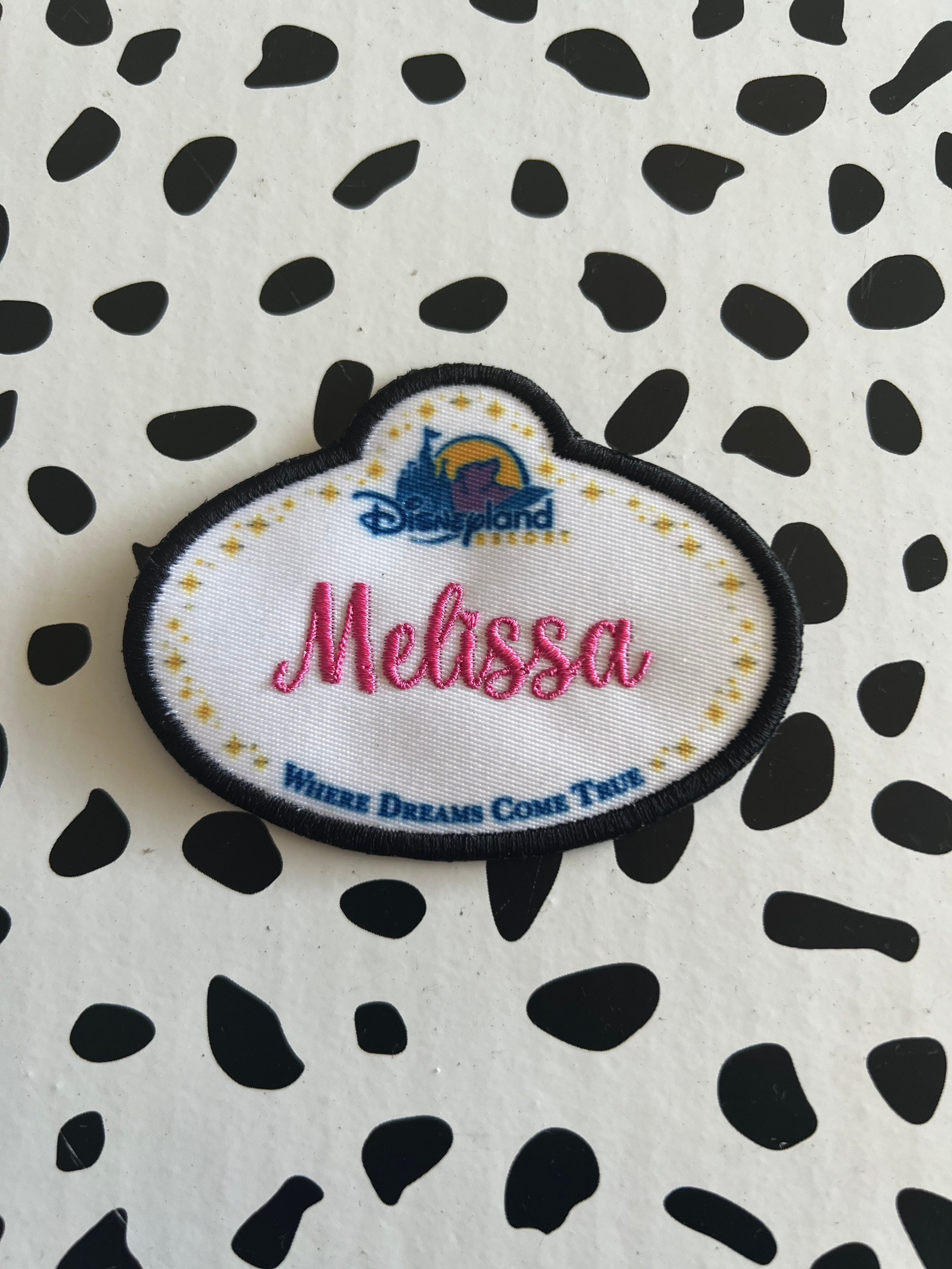 Personalized Name Patch Disneyland Resort Backpack Patch Disney Patch ...