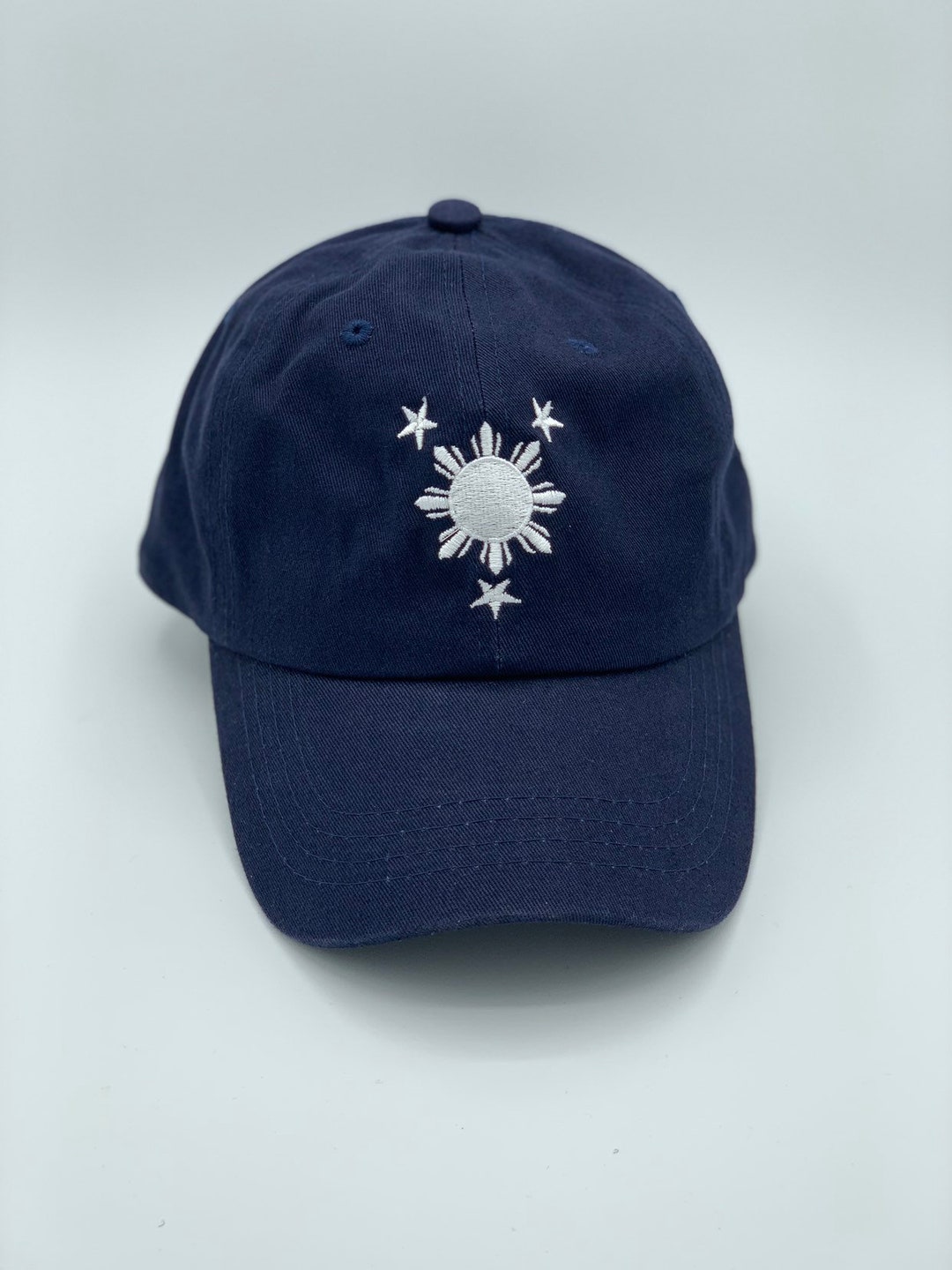 Personalized Filipino Sun and Stars Cap Includes Text on Back or Side ...