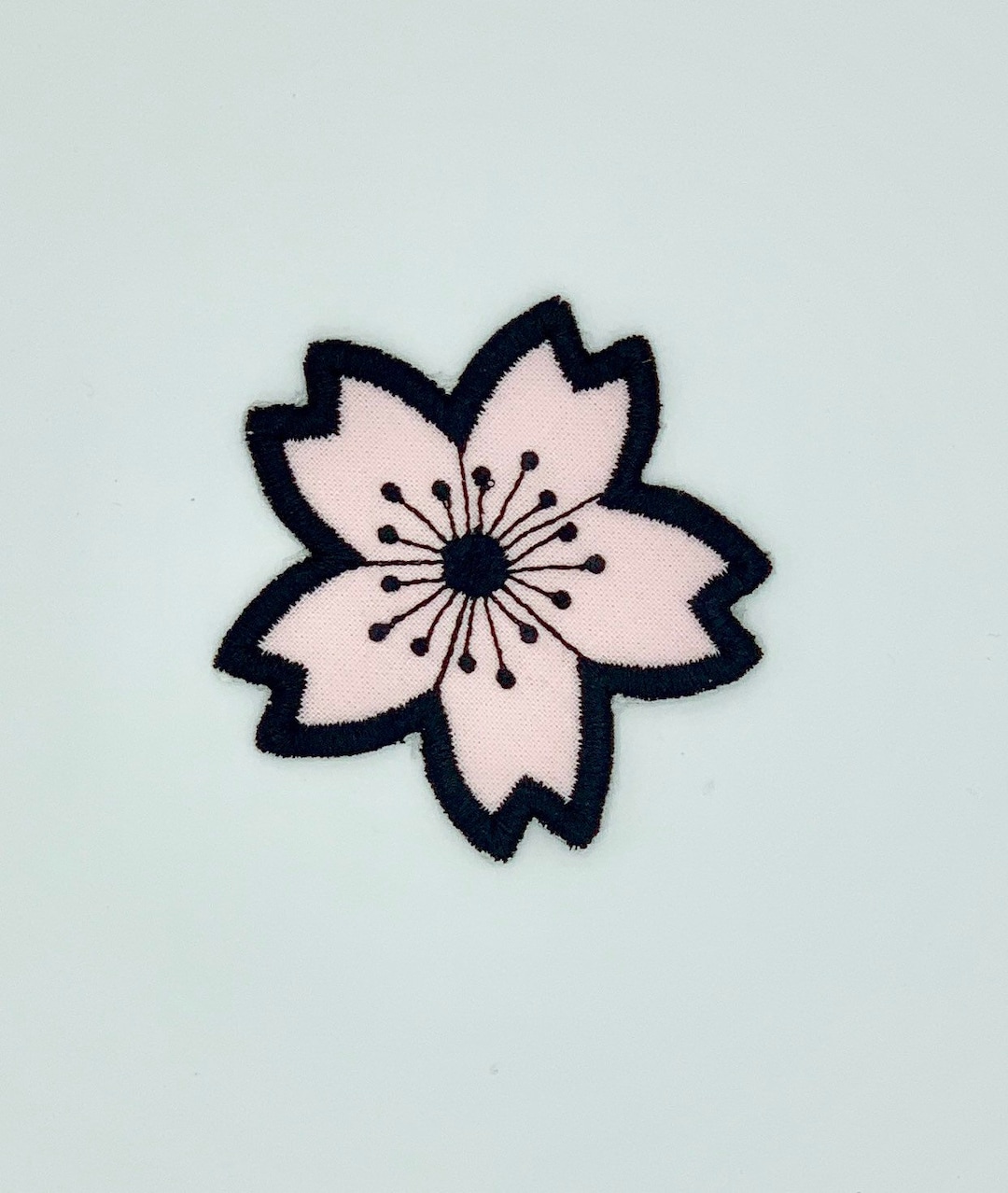 Floral Patch Sakura Blossom Flower Iron on Patch Cherry Blossom Patch ...