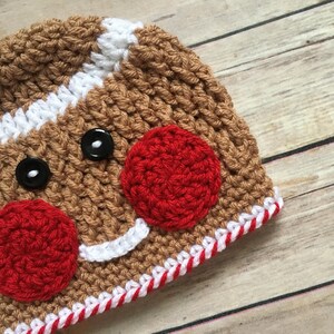Gingerbread Crochet Hat - Handmade Hat - Beanie - Toddler Hat - Baby ...