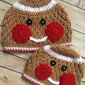 Gingerbread Crochet Hat - Handmade Hat - Beanie - Toddler Hat - Baby ...