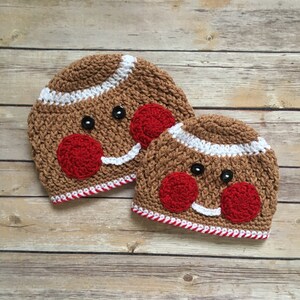 Gingerbread Crochet Hat - Handmade Hat - Beanie - Toddler Hat - Baby ...