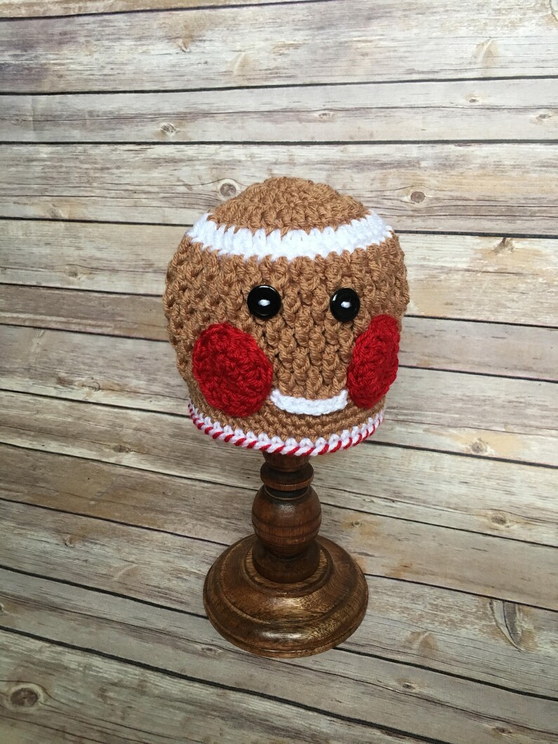 Gingerbread Crochet Hat - Handmade Hat - Beanie - Toddler Hat - Baby ...