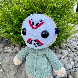 Jason Crochet Doll - Friday the 13th - Handmade Plushie - Halloween ...