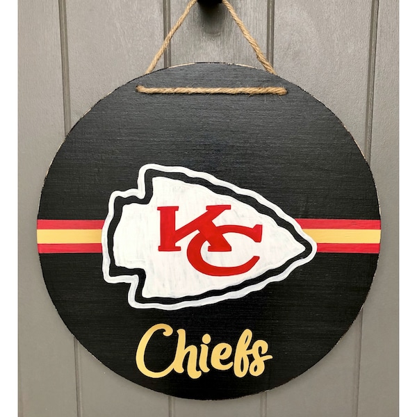 Kansas City Chiefs Wood Sign - Etsy