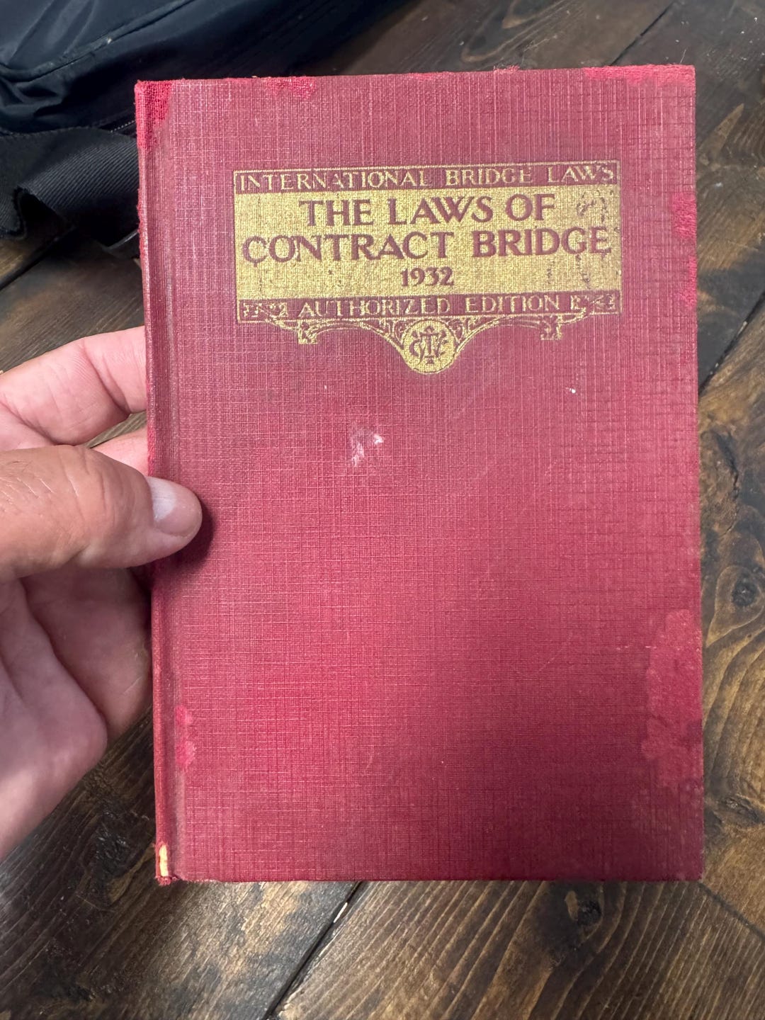 1932 the Laws of Contract Bridge Book , International Bridge Laws ...