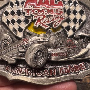 Mac Tools Racing Belt Buckle American Made Heavy and Solid - Etsy