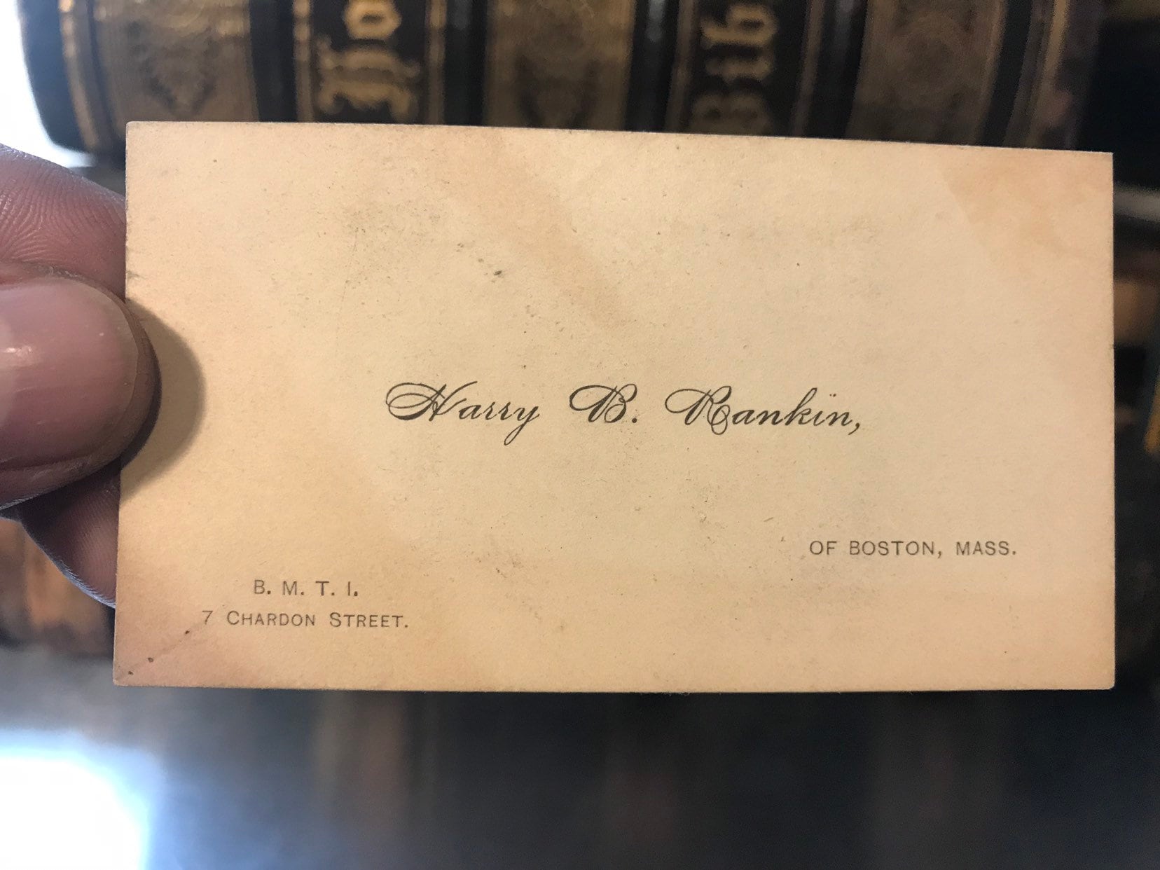 1800s Victorian Era Business Card With Photo of Gentleman on - Etsy