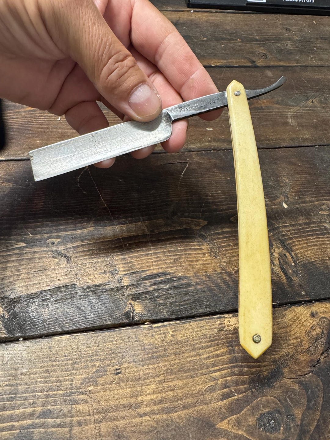 Vintage AW Wadsworth and Son XLNT Pathfinder Straight Razor Made in ...