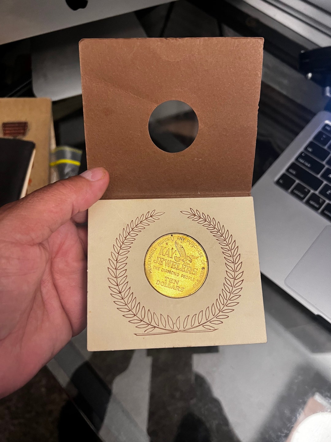 Vintage Kay Jewelers Coin for 10 Dollar Discount on 50 Dollar and Over ...