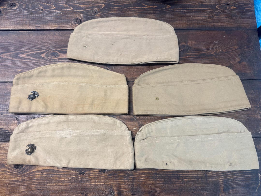 WWII Marine Corps Garrison Cap Lot. You Get All of Them. - Etsy