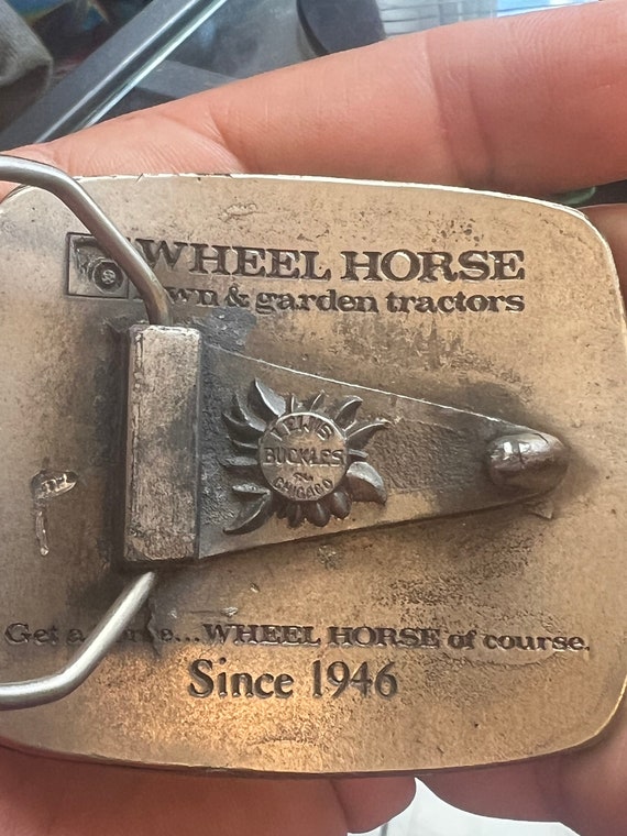 Vintage Wheel Horse Lawn and Garden Tractors Belt Buc… - Gem