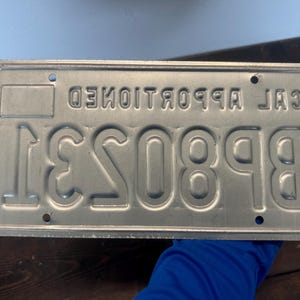 Vintage California License Plate “cal Apportioned” . Vintage License ...