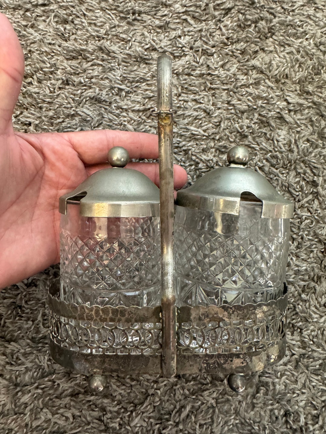 Vintage Condiment Caddy - Etsy