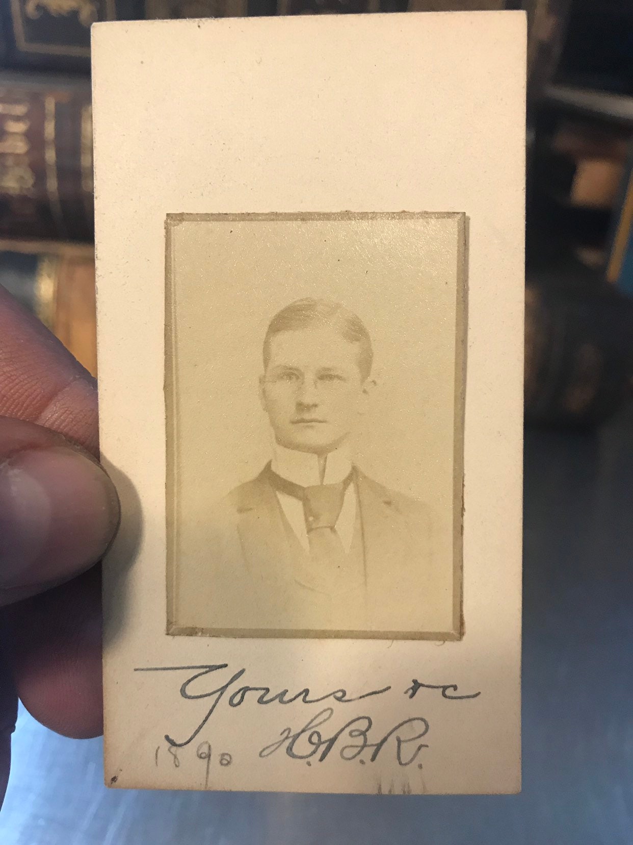 1800s Victorian Era Business Card With Photo of Gentleman on - Etsy