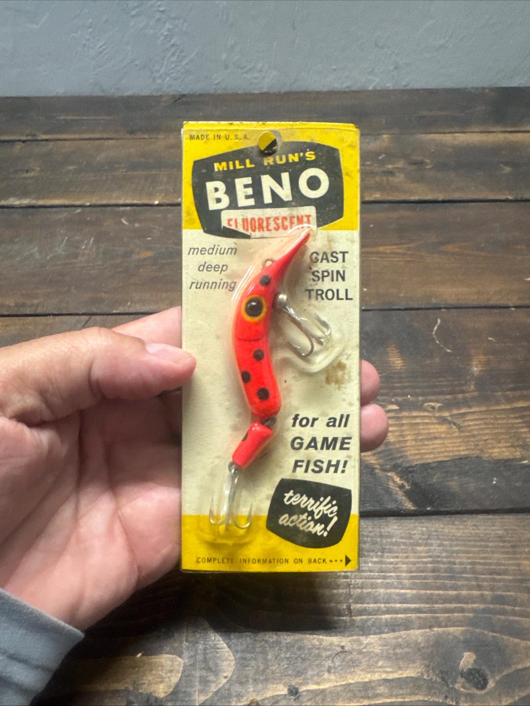 Cree Duk Lure Vintage New Old Stock , Rare Fishing Lure New Old Stock ...