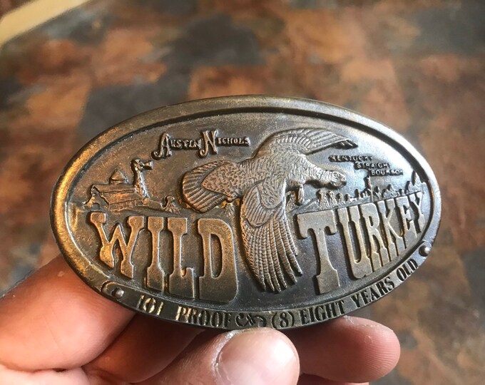 Vintage Wild Turkey Belt Buckle 1974 . Wild Turkey Belt Buckle ...
