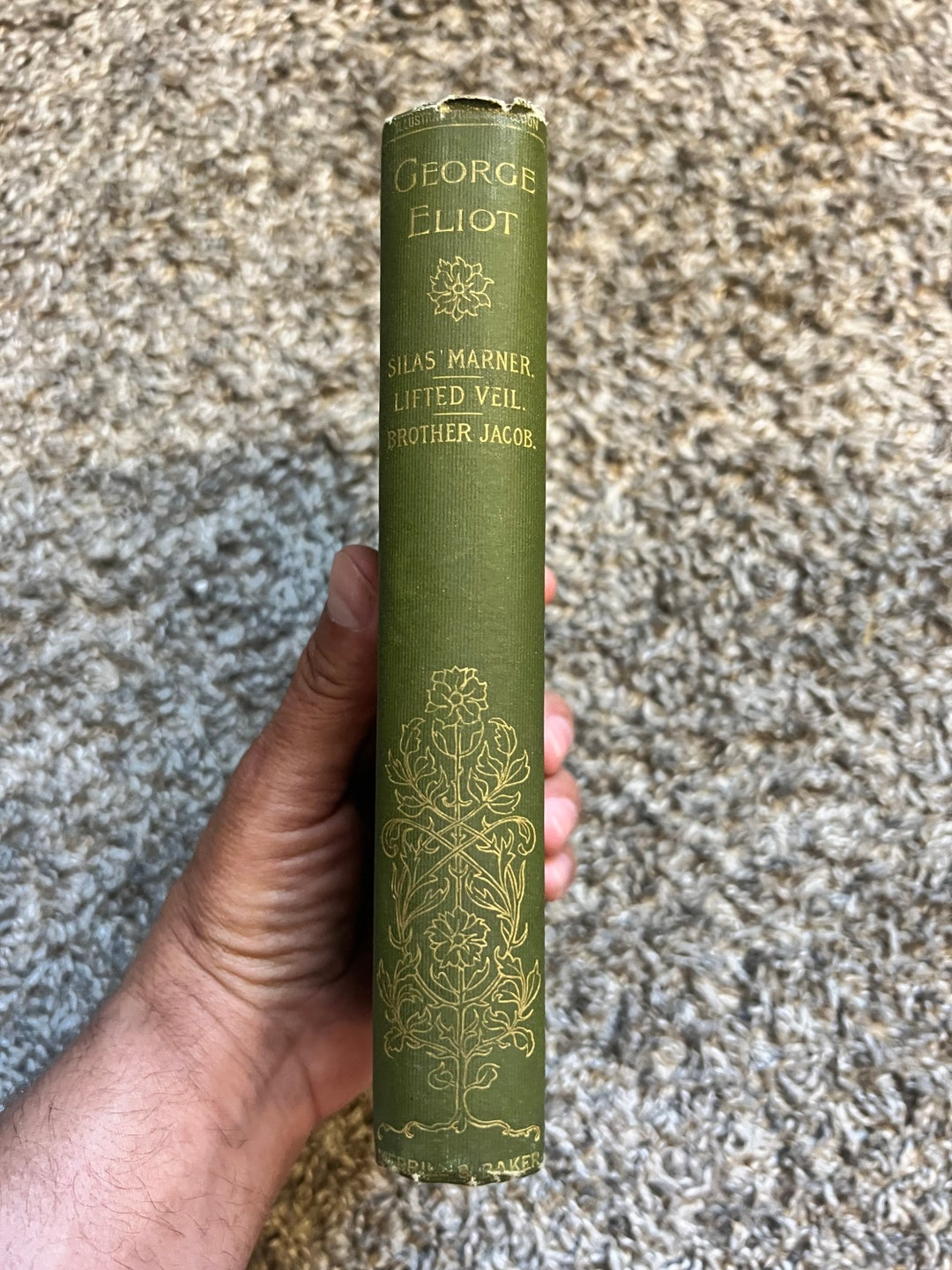Antique - Silas Manor the Lifted Veil a Brother Jacob by George Eliot ...