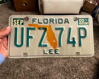 1974 Vintage Florida License Plate - Etsy