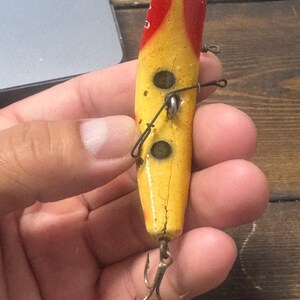 Vintage Helin X5 Flatfish Fishing Lure . Vintage Fishing Lure. - Etsy