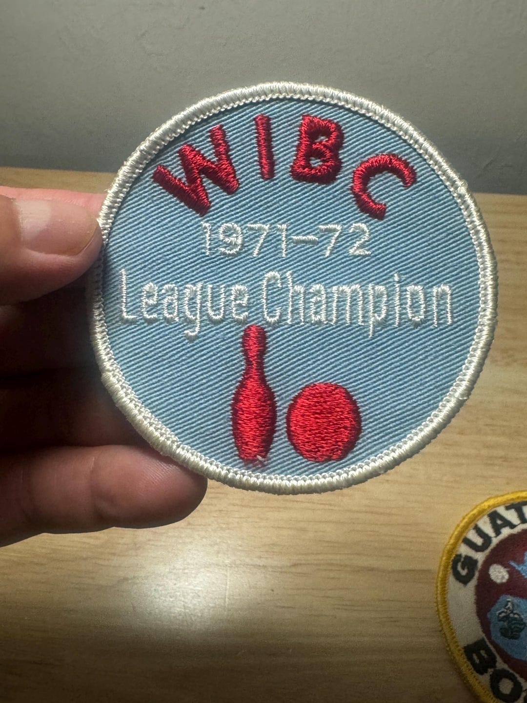 WIBC 1971-1972 Leaugue Champion Bowling Patch - Etsy