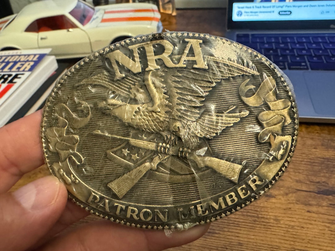 NRA Brass Belt Buckle New Old Stock Still Factory Sealed. NRA - Etsy
