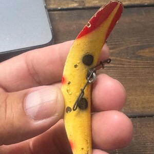 Vintage Helin X5 Flatfish Fishing Lure . Vintage Fishing Lure. - Etsy