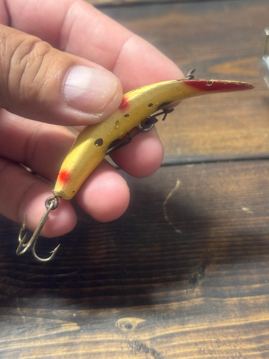 Vintage Helin X5 Flatfish Fishing Lure . Vintage Fishing Lure. - Etsy