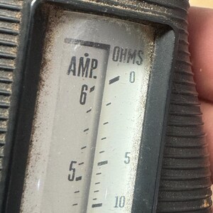 Vintage Amprobe Amps Ohms Meter With Original Leather Case. Vintage ...