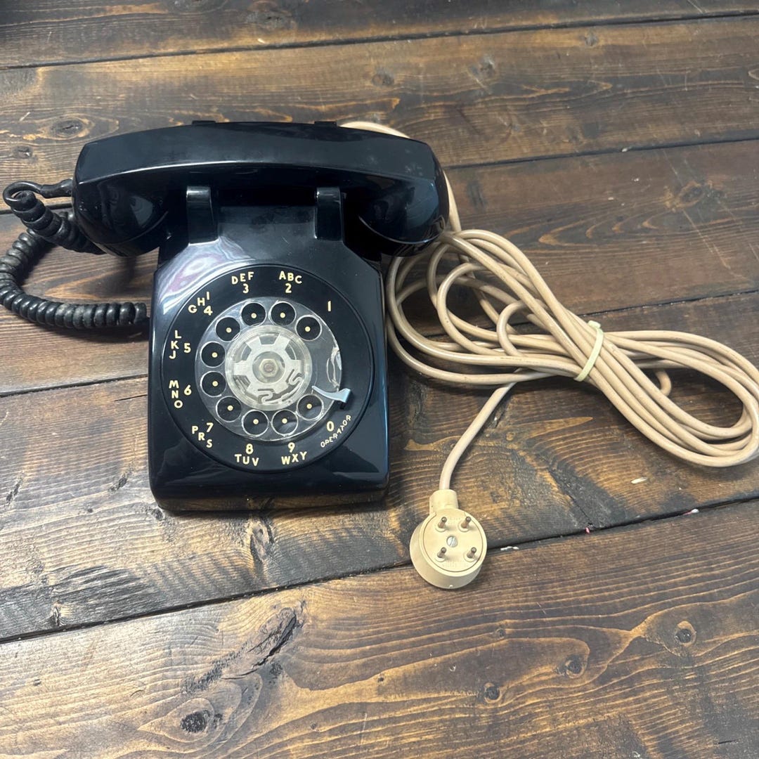 Vintage Bell System by Western Electric Rotary Phone With 4 Prong Cord ...