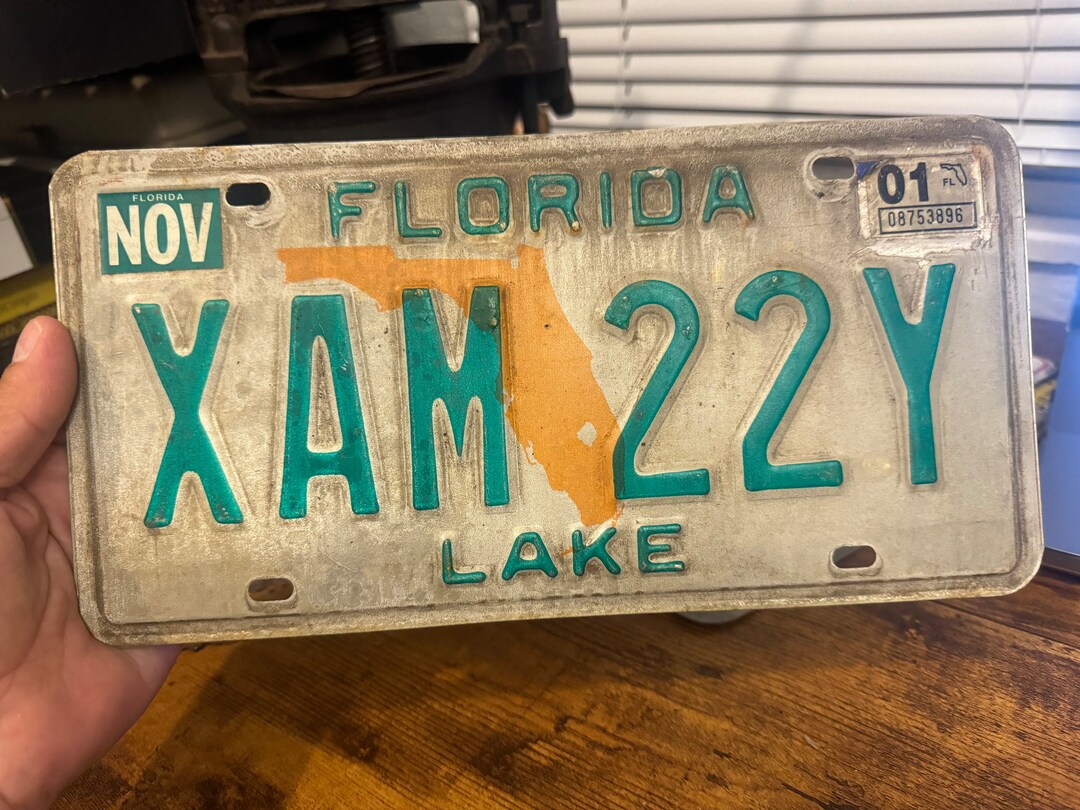 Vintage Florida License Plate - Etsy