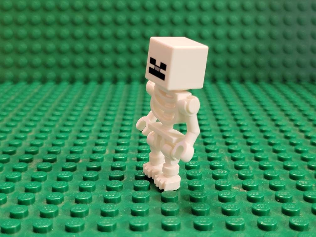 LEGO Minecraft Skeleton Minifigure From the Fortress Set 21127 and 14 ...