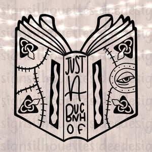 Hocus Pocus Book SVG PNG Cut File for Cricut - Etsy