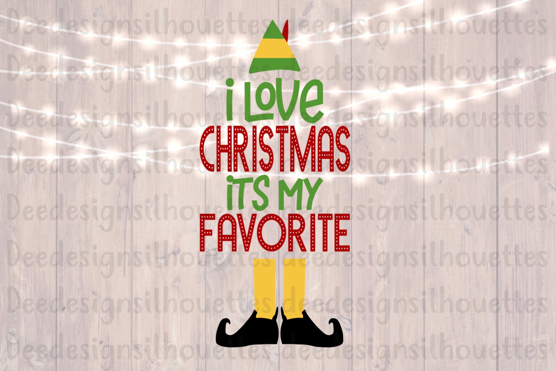 Cricut Only Elf Pack of 6 - Buddy the Elf Movie Quotes Silhouettes SVG ...