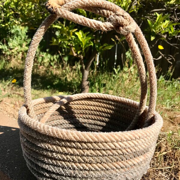 Lariat Rope Basket - Etsy