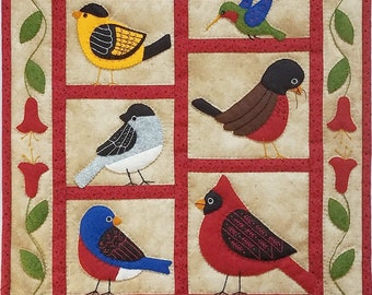 Birds on Wires Quilt Kit by Rachel's of Greenfield DIY Wall Quilt Kits ...