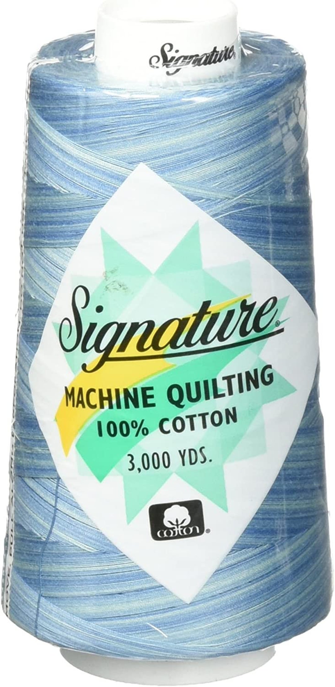 Signature Cotton Quilting Thread 3-ply 40wt 3000yds Variegated Blue ...