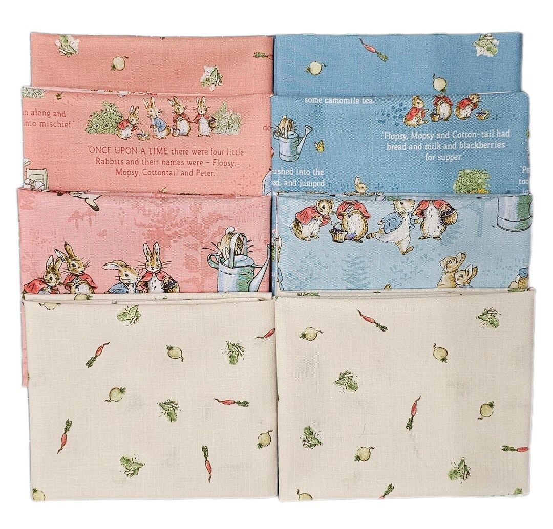 The Tale of Peter Rabbit Fat Quarter Bundle - 8pcs - Etsy