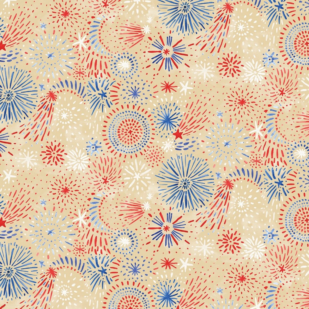 Colors of Courage Tan Fireworks Allover - Etsy