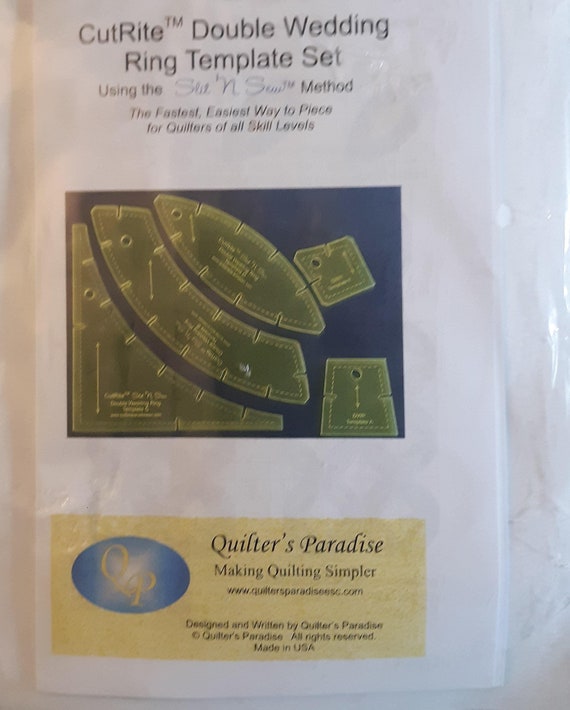 Double Wedding Ring Template Set