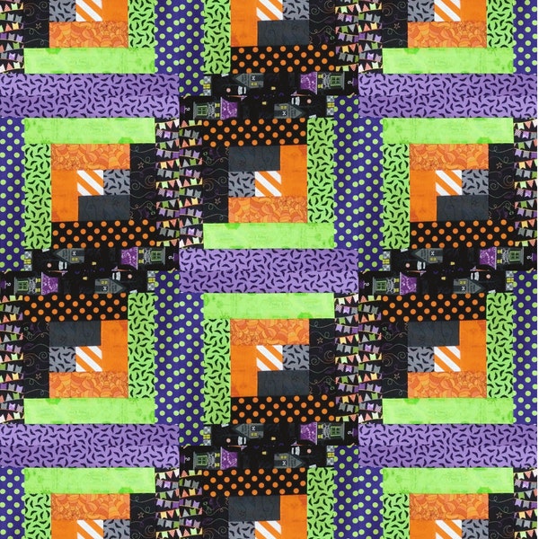 Halloween Quilt Kit - Etsy