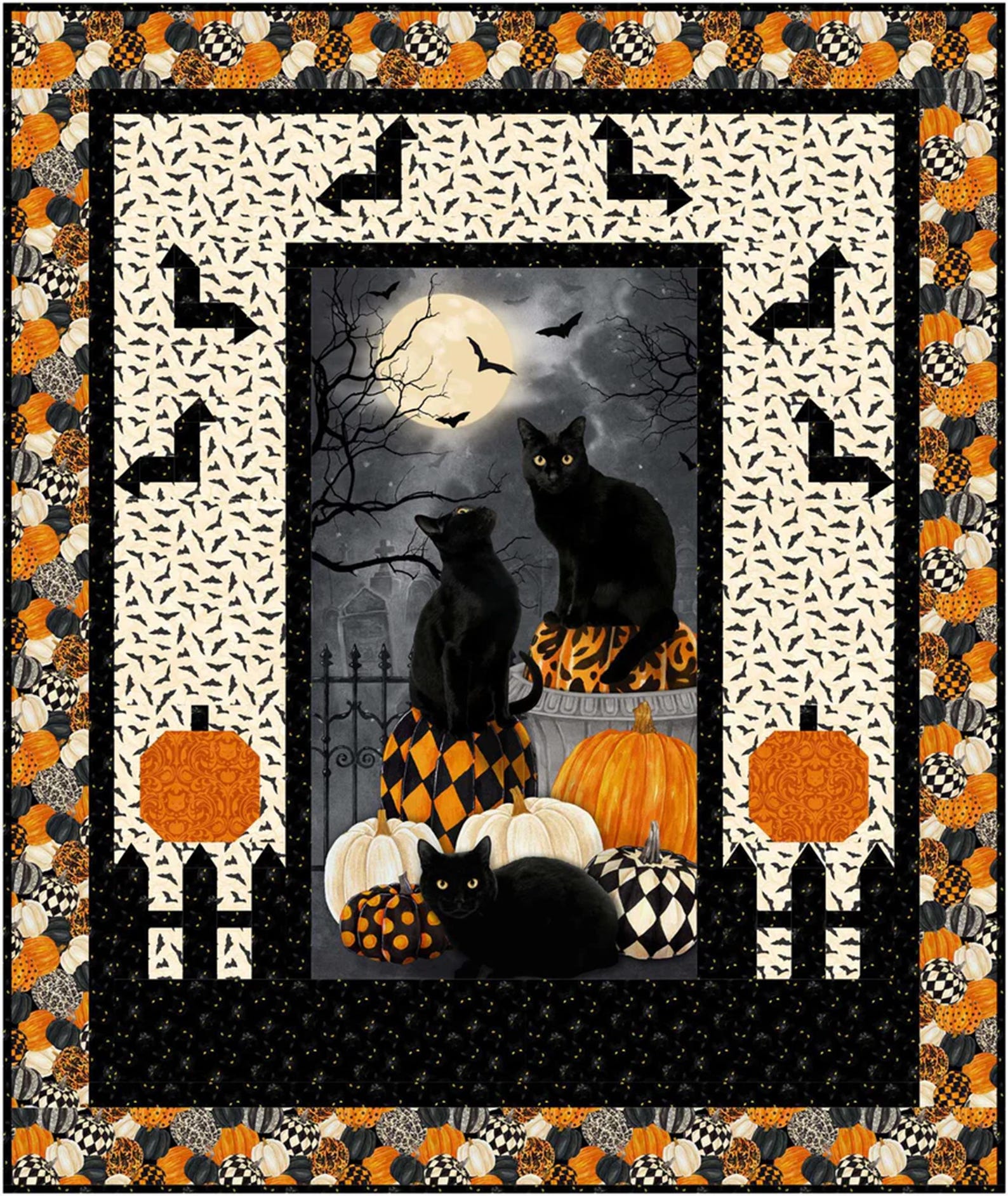 Batty Night Pattern - Etsy