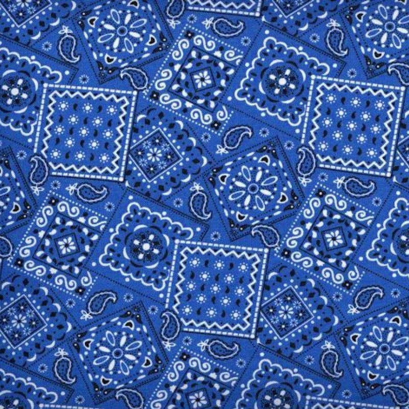Blue Bandana - Etsy